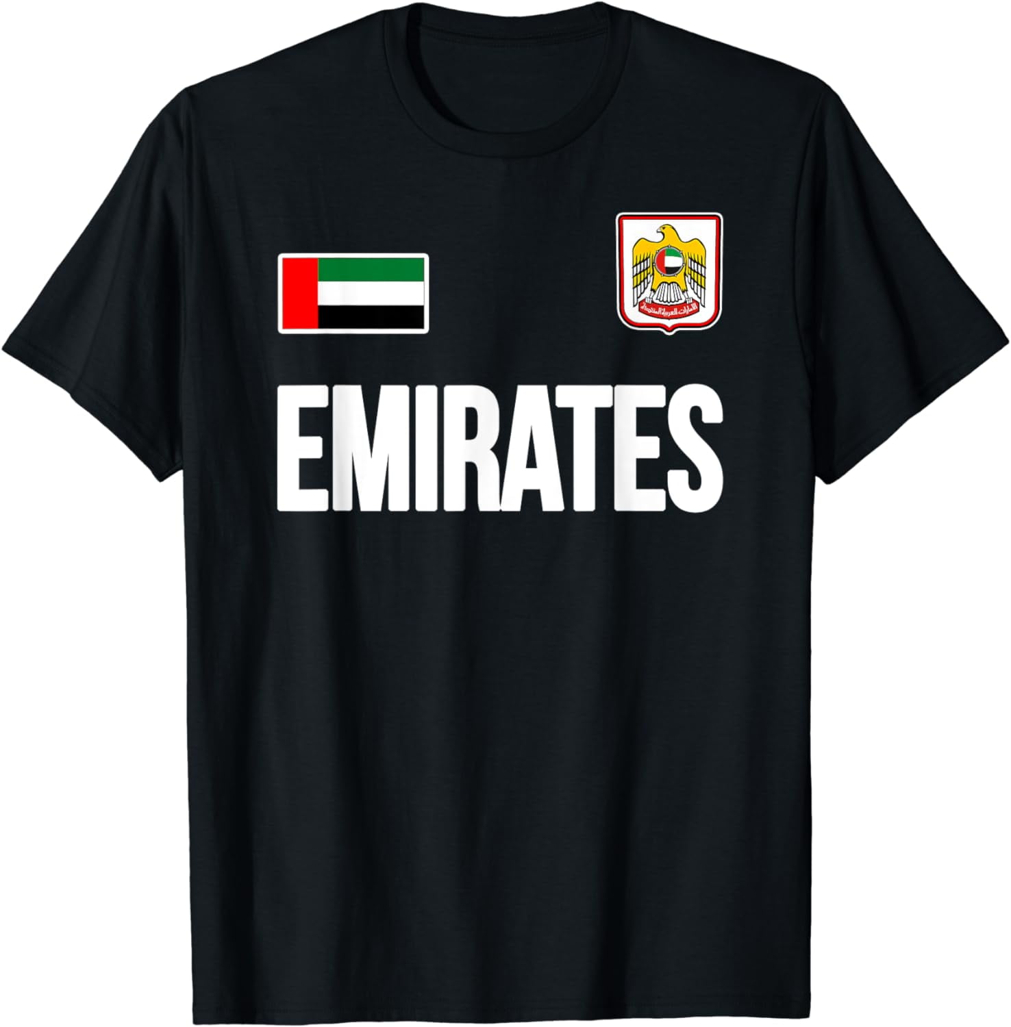 United Arab Emirates T-shirt UAE Flag Gift - Walmart.com