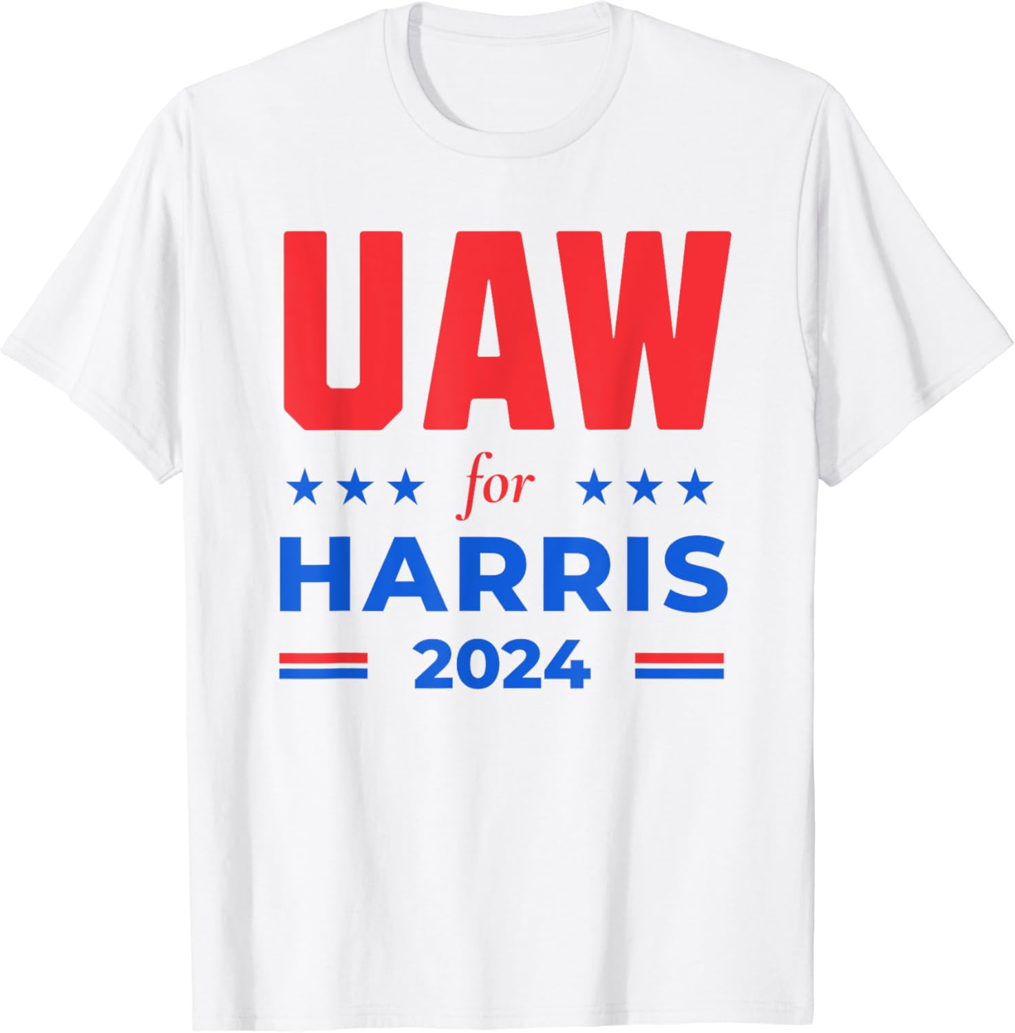 United Auto Workers for Harris 2024 UAW Red Strike Kamala T-Shirt ...