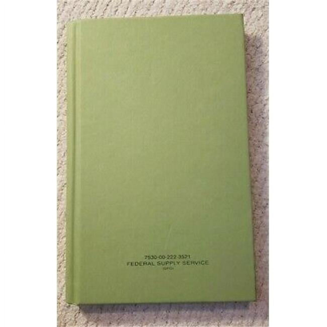 United Book Press Multipurpose Record Book - Green - No - 1 Each ...