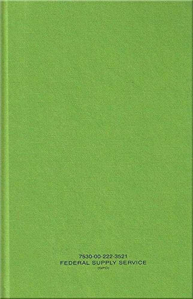 United Book Press Multipurpose Record Book - 192 Sheet(s) - Green - No ...