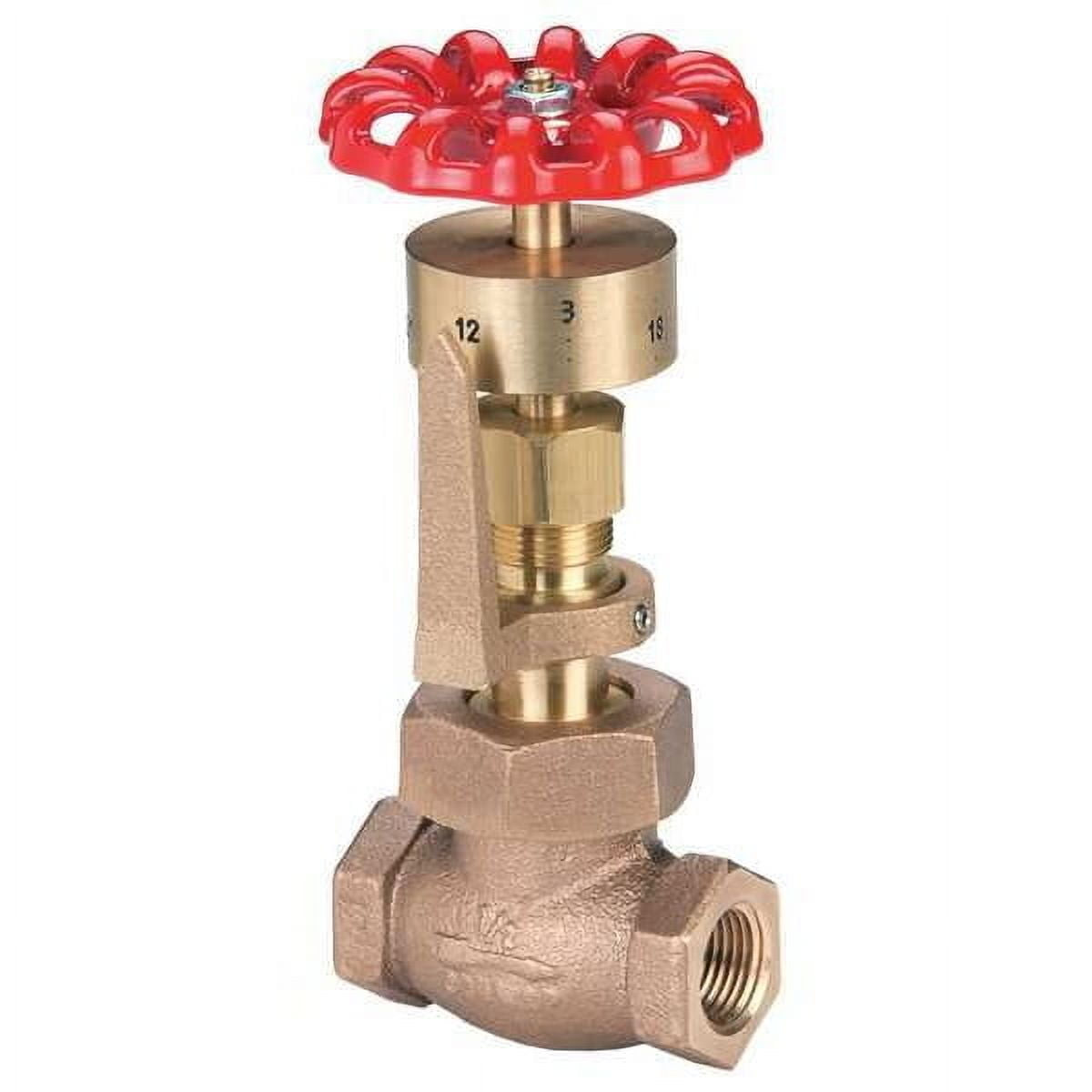 United Brass Works Gate Valve,1/2 In.,FNPT,Bronze 293980 - Walmart.com