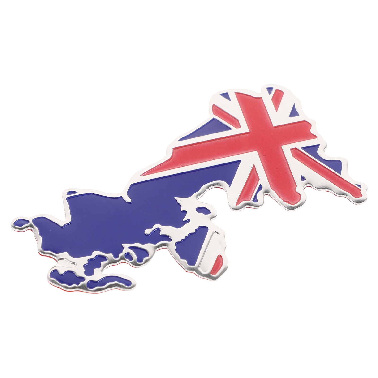 United British UK Flag Logo 3D British Flag Badge Aluminum Alloy Flag ...