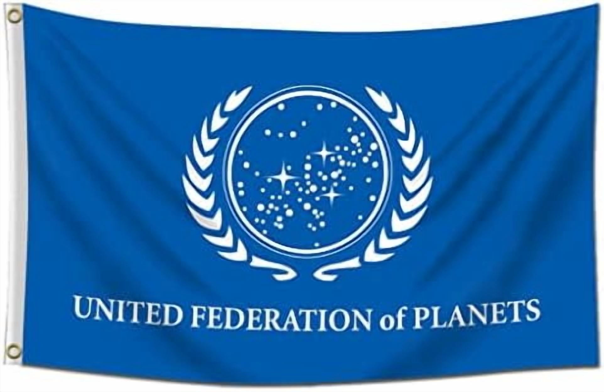 United Federation of Planets Flag 3X5Feet Banner for College Dorm ...