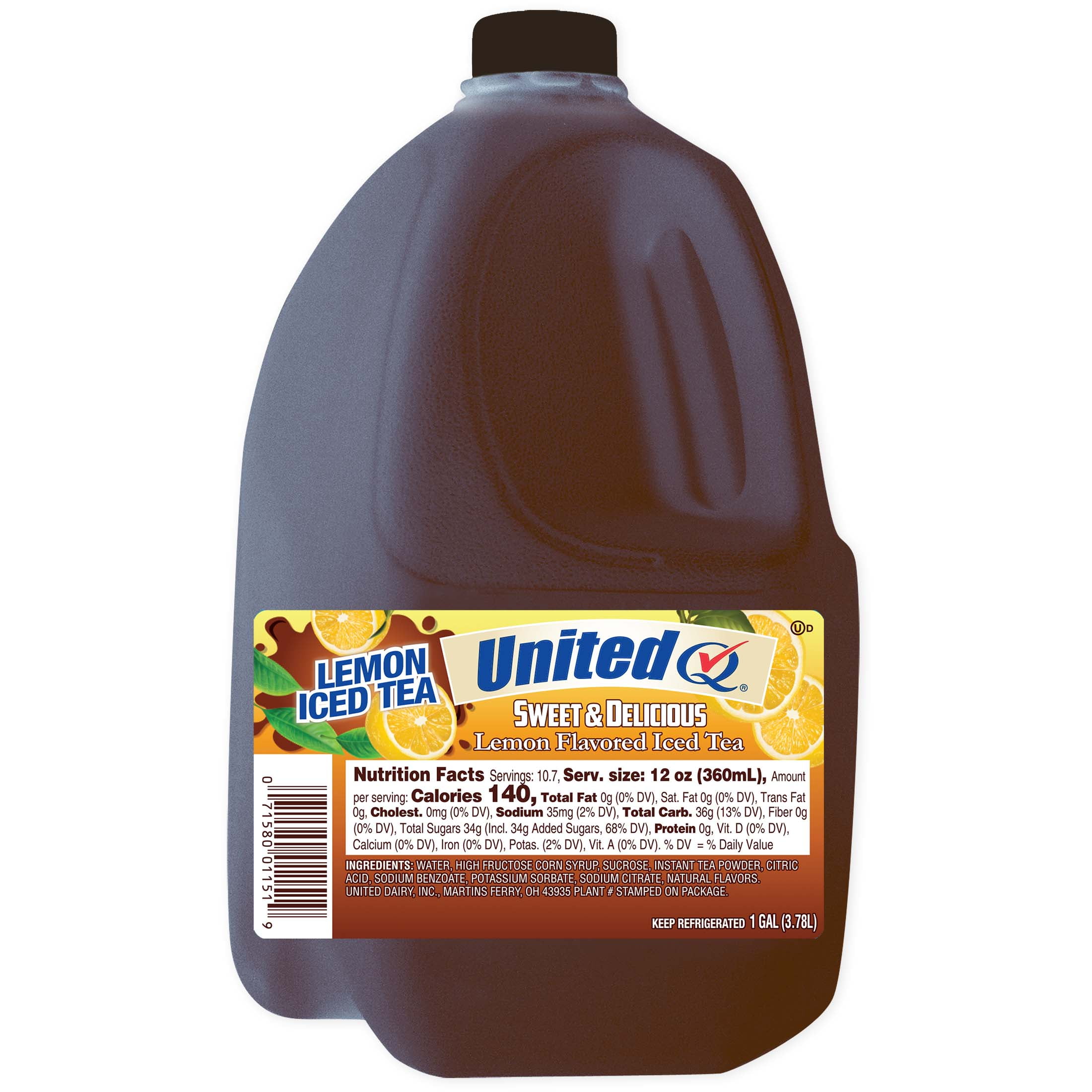 United Iced Tea Lemon flavored Gallon - Walmart.com