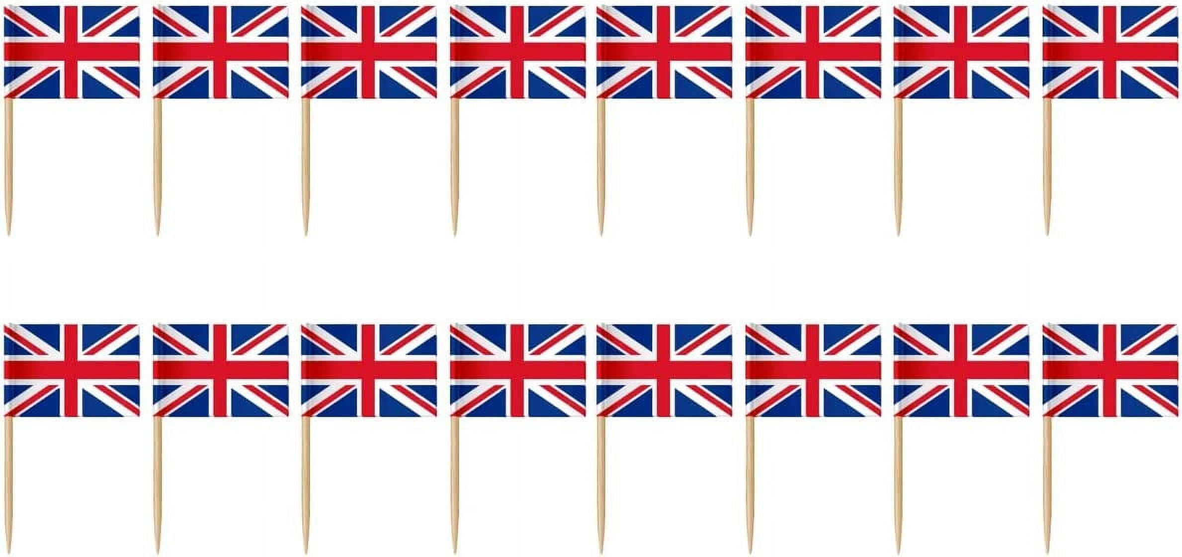 United Kingdom Flag British Toothpick Flags, 200PCS Small Mini Stick ...