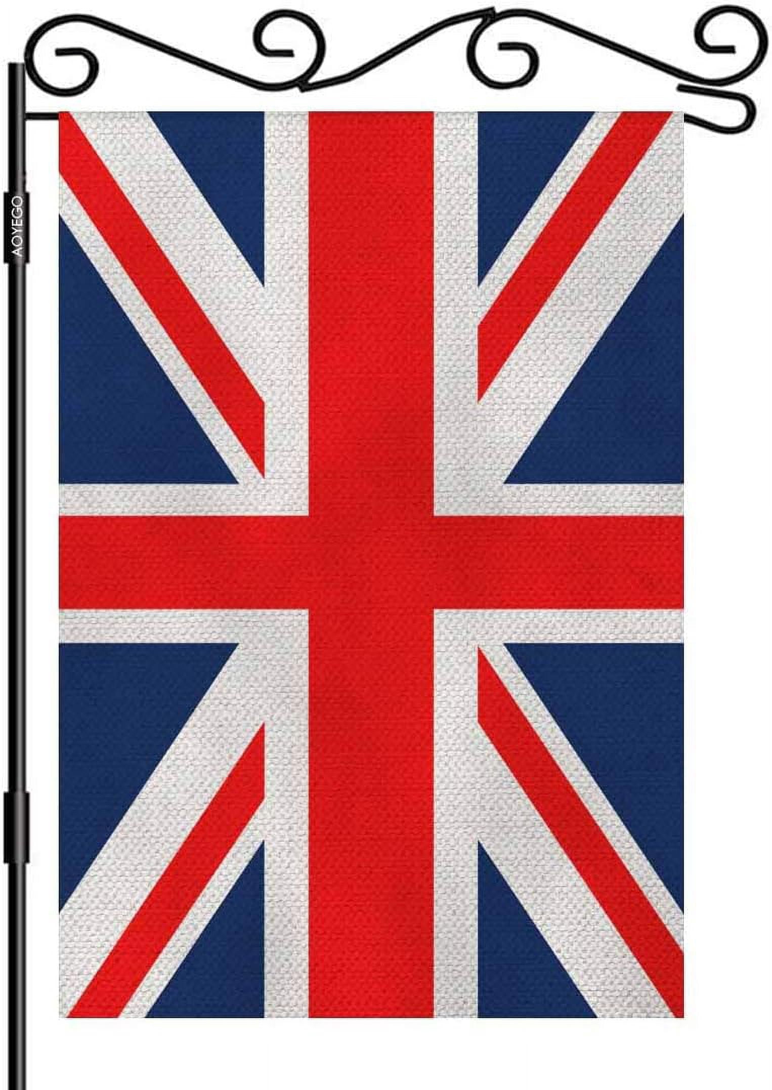 United Kingdom Flag Garden Flag Small Vertical Double Sided 12.5 x 18 ...