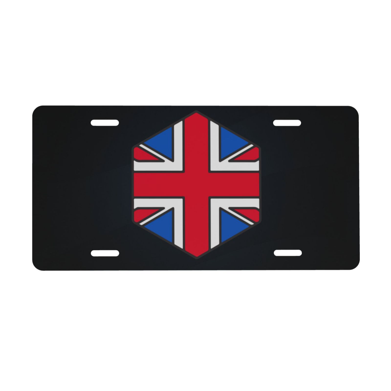 United Kingdom Flag Logo License Plate 6x12 Inch Thickening Aluminum ...