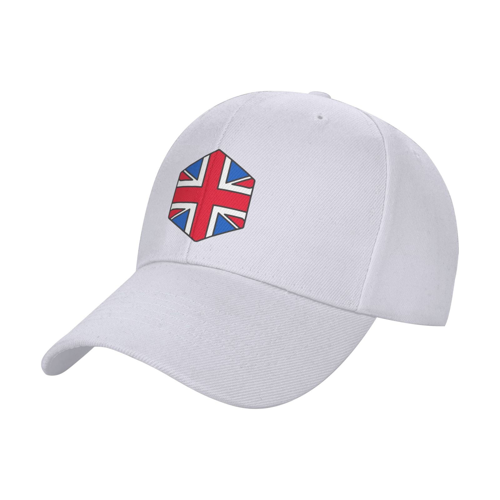 United Kingdom Flag Logo Sandwich Cap Unisex Adjustable Adult Baseball ...