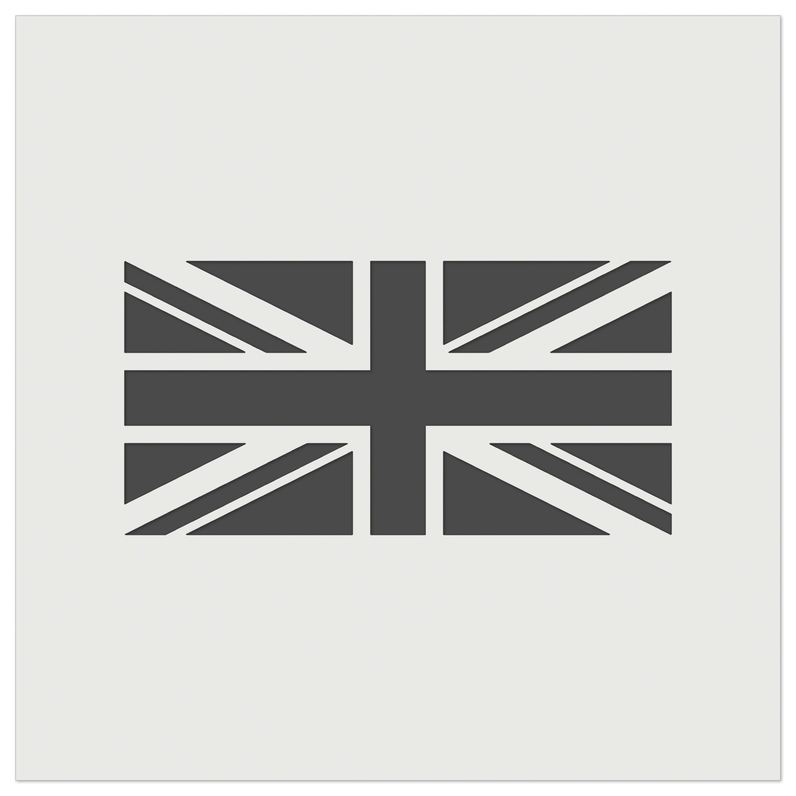 United Kingdom Flag Union Jack DIY Cookie Wall Craft Stencil - 4.5 Inch ...