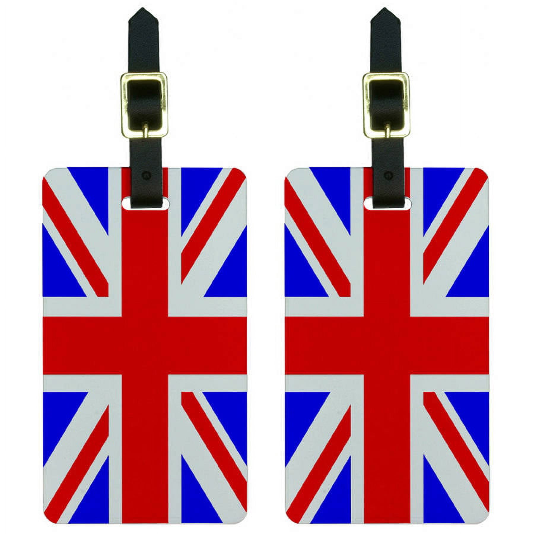 United Kingdom Great Britain Flag Luggage Tags Suitcase Carry-On ID ...