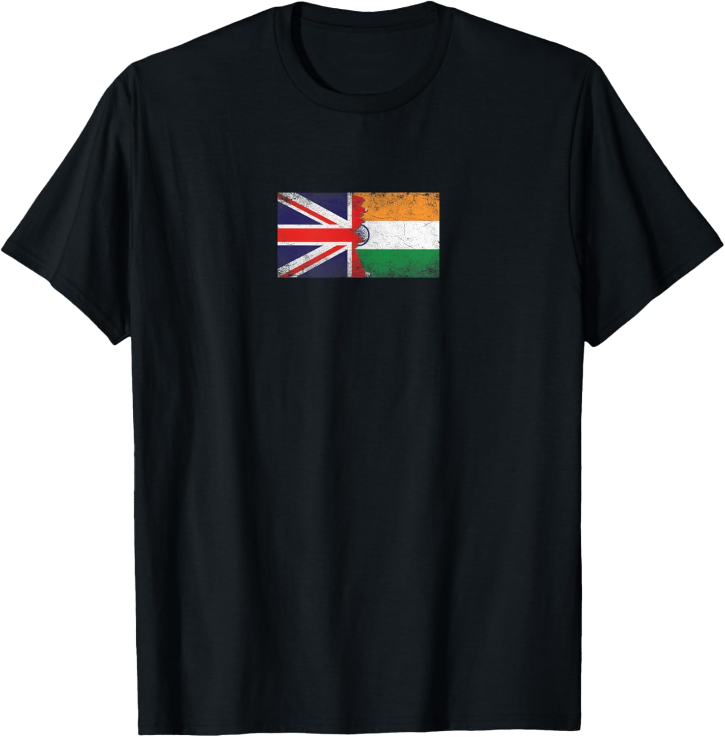 United Kingdom India Flags - British Indian T-Shirt - Walmart.com