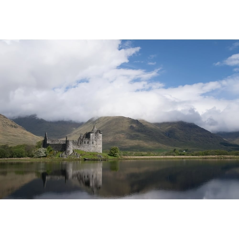 United Kingdom Scotland Kilcurn Castle on a peninsula at the end of ...