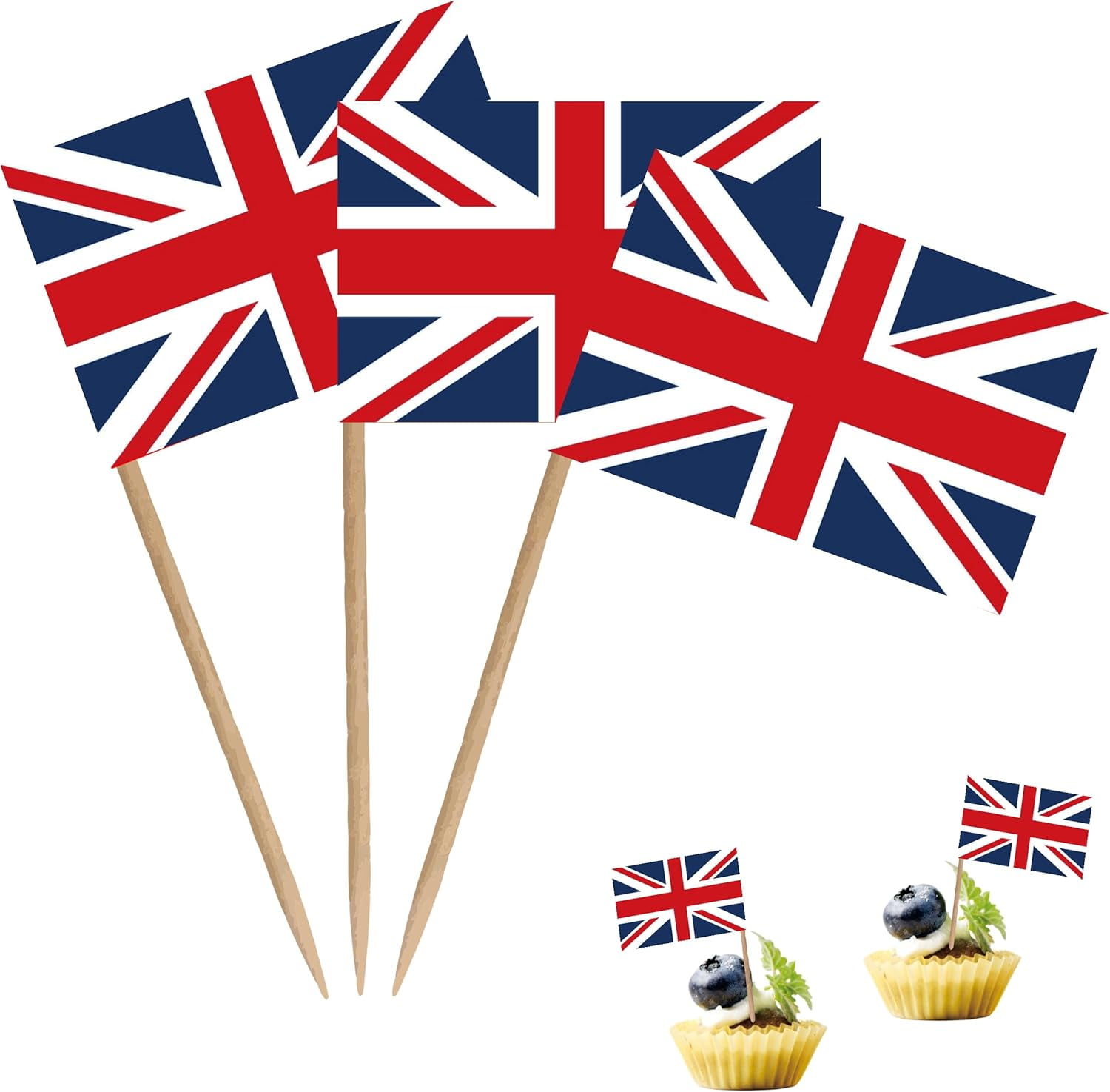 United Kingdom UK British Toothpick Flag Union Jack National Small Mini ...