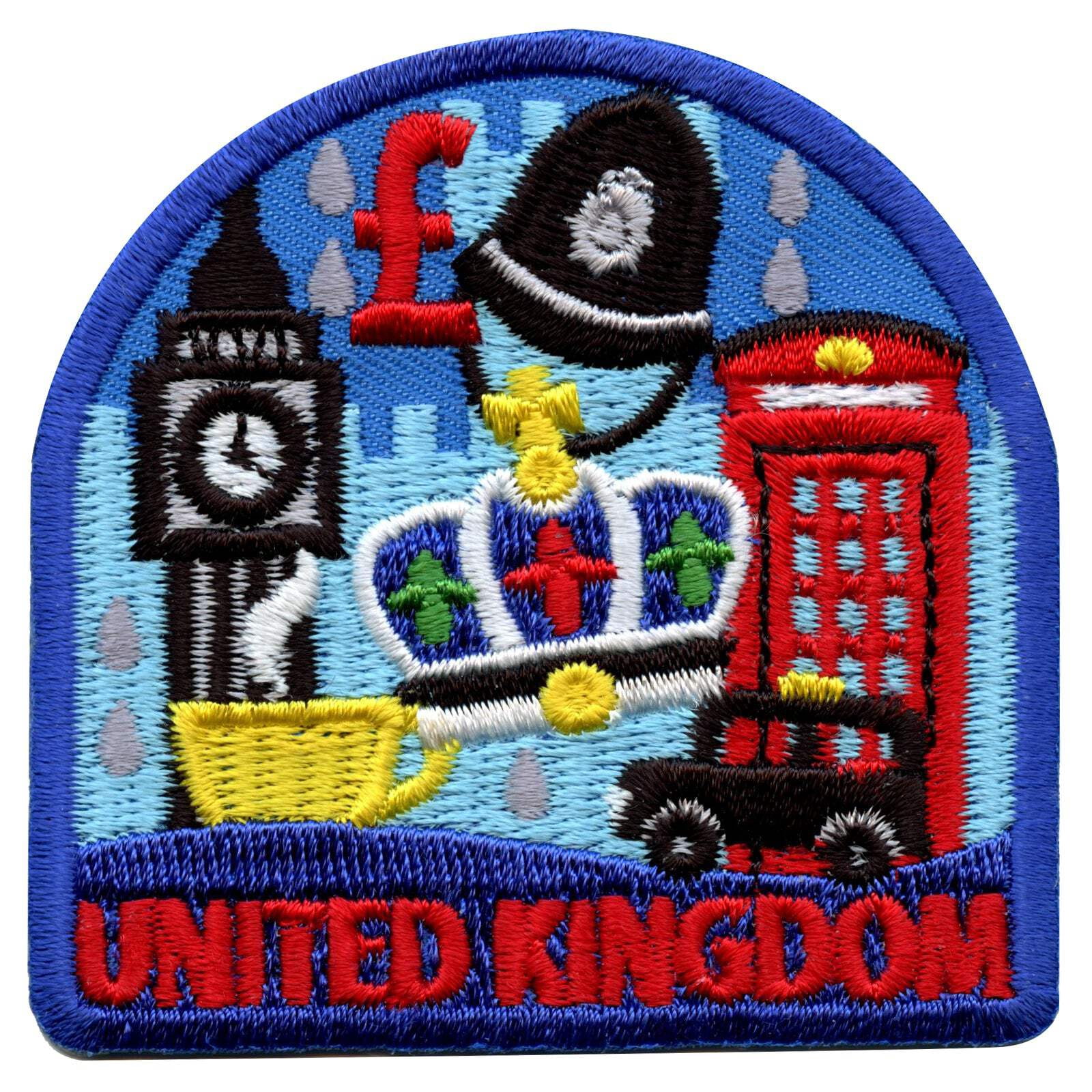 United Kingdom World Showcase Patch Travel Souvenir Vacation ...