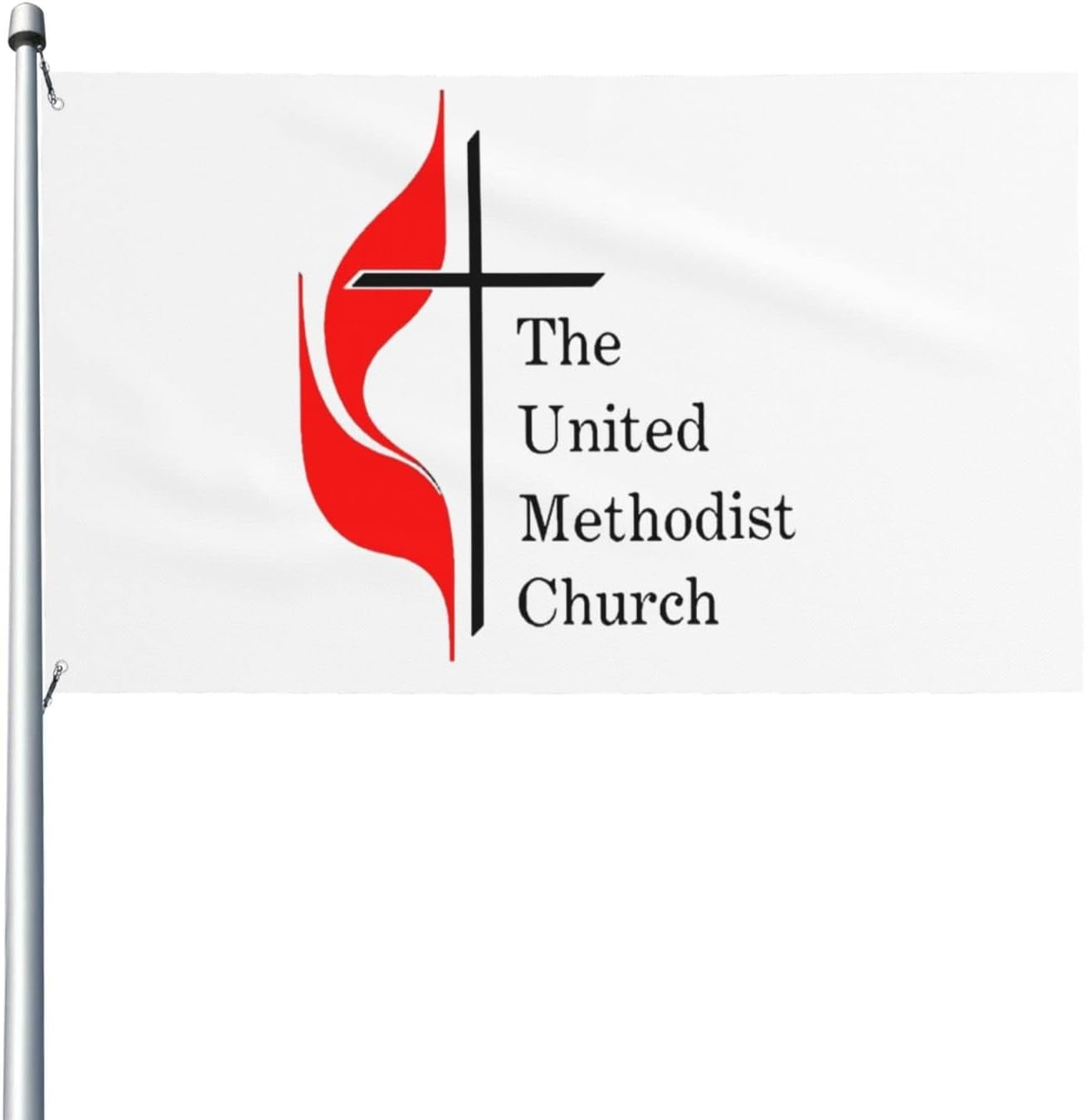 United Methodist Church Home Flag 3x5 Ft UV Resistant Durable Quality ...