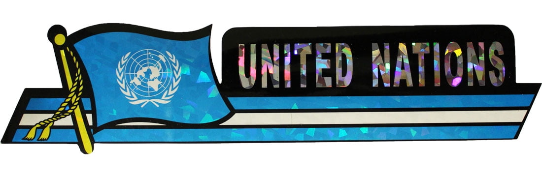 United Nations Bumper Sticker - Walmart.com