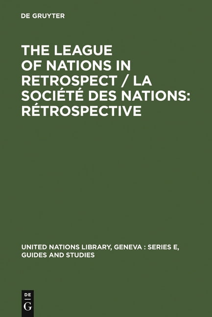 United Nations Library, Geneva: Series E The League of Nations in ...