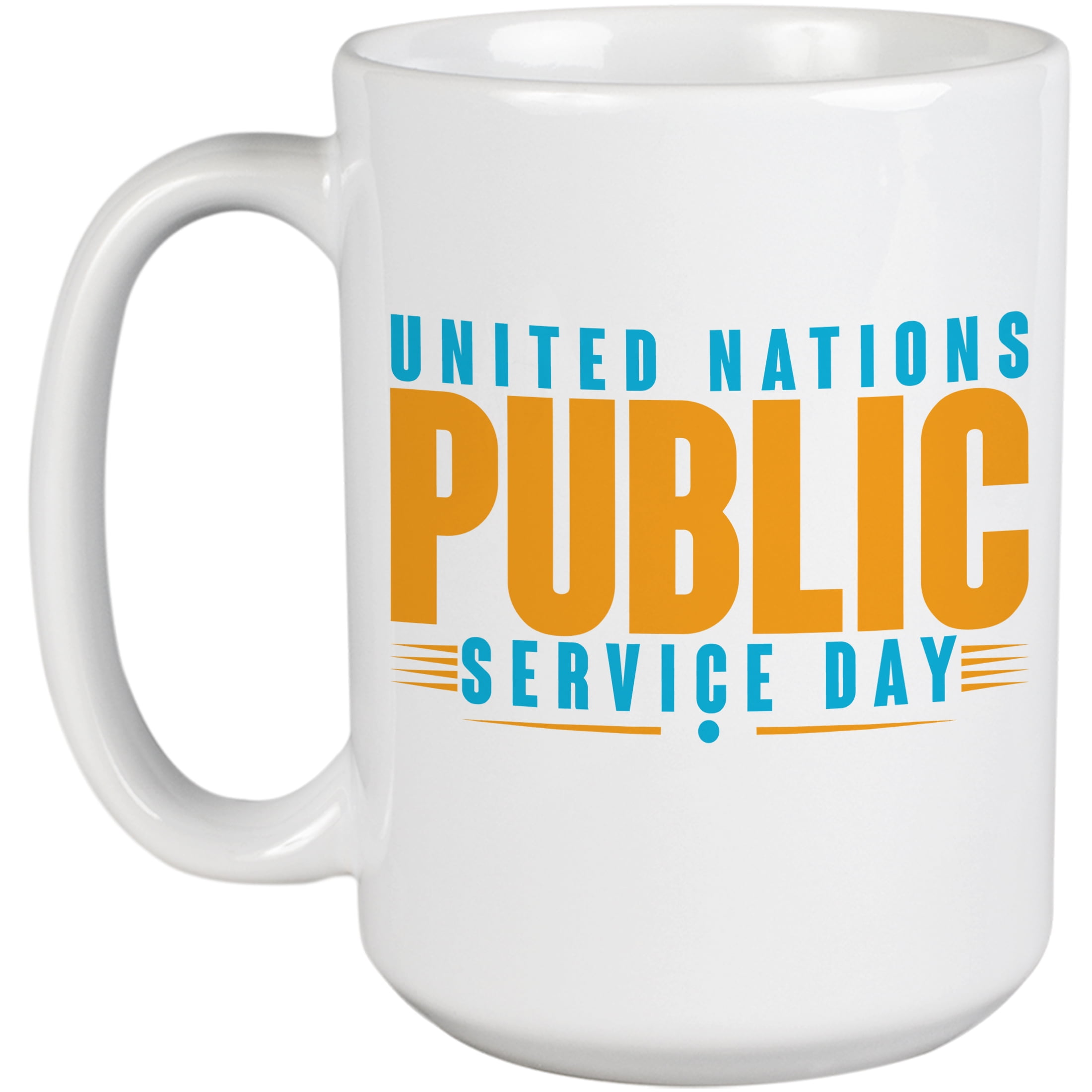 United Nations Public Service Day, White 15oz Ceramic Mug - Walmart.com