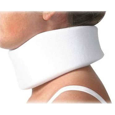 OTC Cervical Collar, 2.5 inch Soft Foam, Narrow Depth, White, Large ...