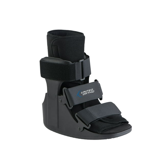 United Ortho Short Cam Walker Fracture Boot, Extra Large, Black ...