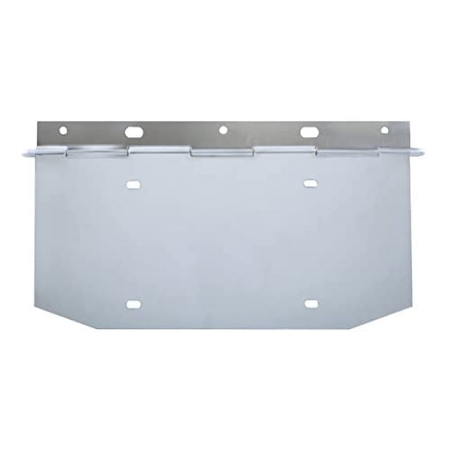 United Pacific 10511 Heavy-Duty Chrome License Plate Angled Holder w ...