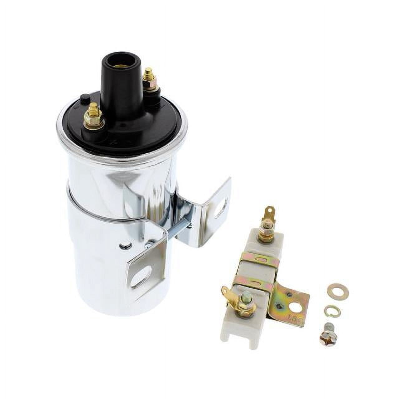 United Pacific 12 Volt Chrome Ignition Coil Kit 110436 - Walmart.com
