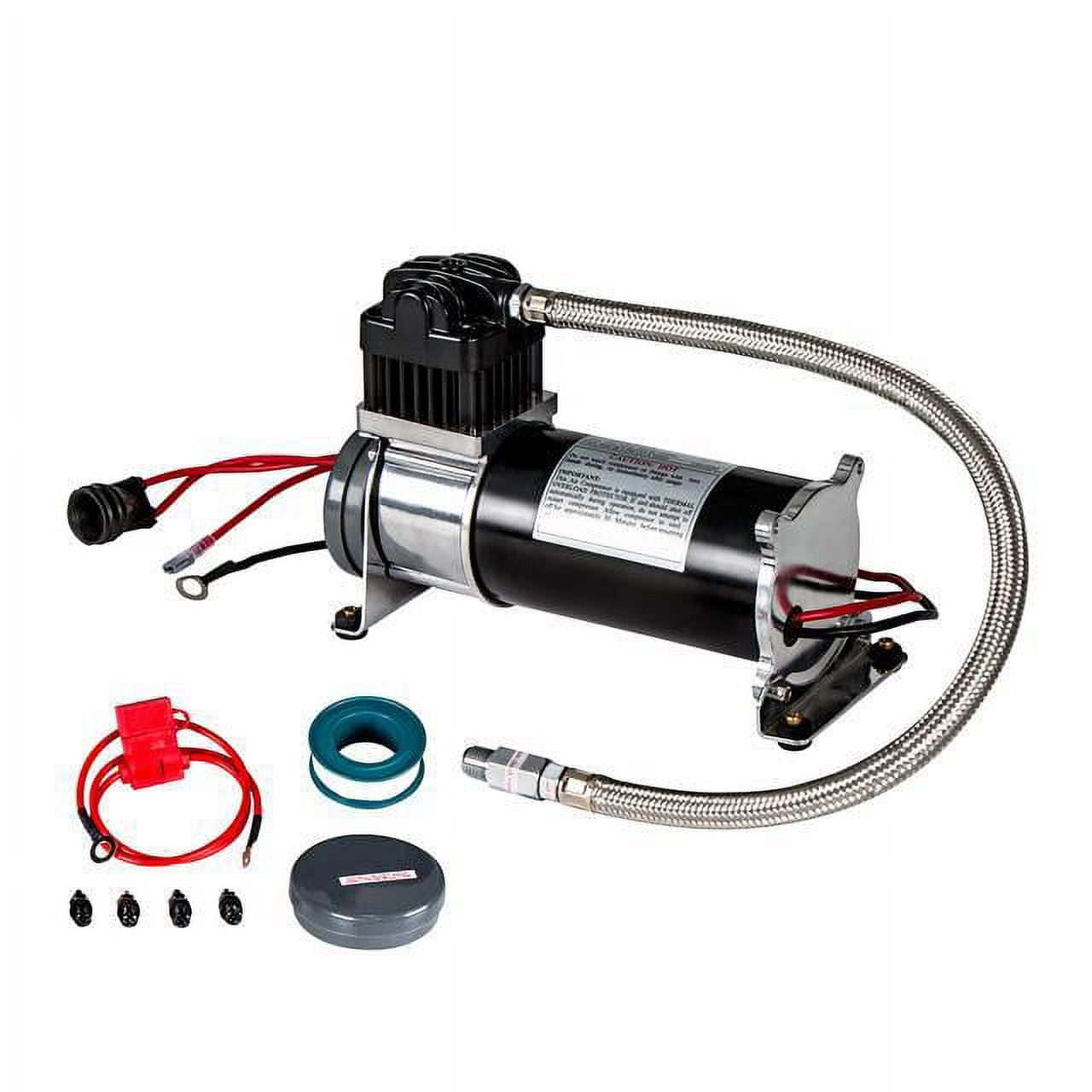 United Pacific 12V 140 PSI Heavy Duty Air Compressor - Competition ...