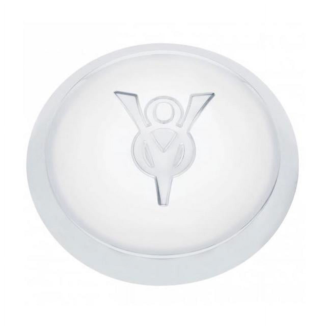 United Pacific 1934 Stainless Hub Cap w/ V8 Script Wheel Accessory ...