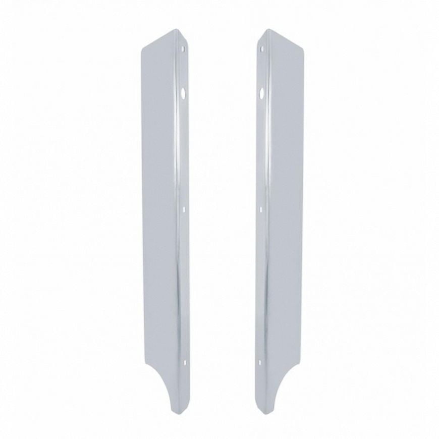 United Pacific 20695 Grille Deflector Side, Stainless Steel, 4 ...