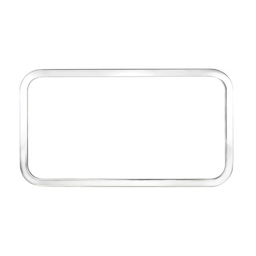 United Pacific 21723B - SS Sleeper Rear Window Trim Fits Peterbilt ...