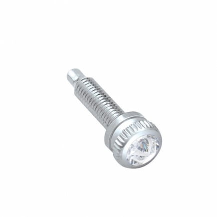 United Pacific 23874 Dash Panel Screw 6 Pack, Short, With Clear Crystal ...