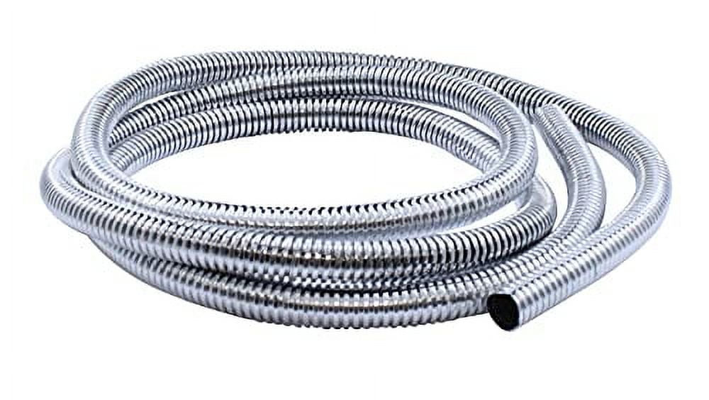 United Pacific 34801 72-inch Long Chrome Wire Loom, 3/8" Diameter ...