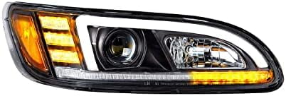 United Pacific 35768 Projection Headlight Assembly, RH, Black Housing ...