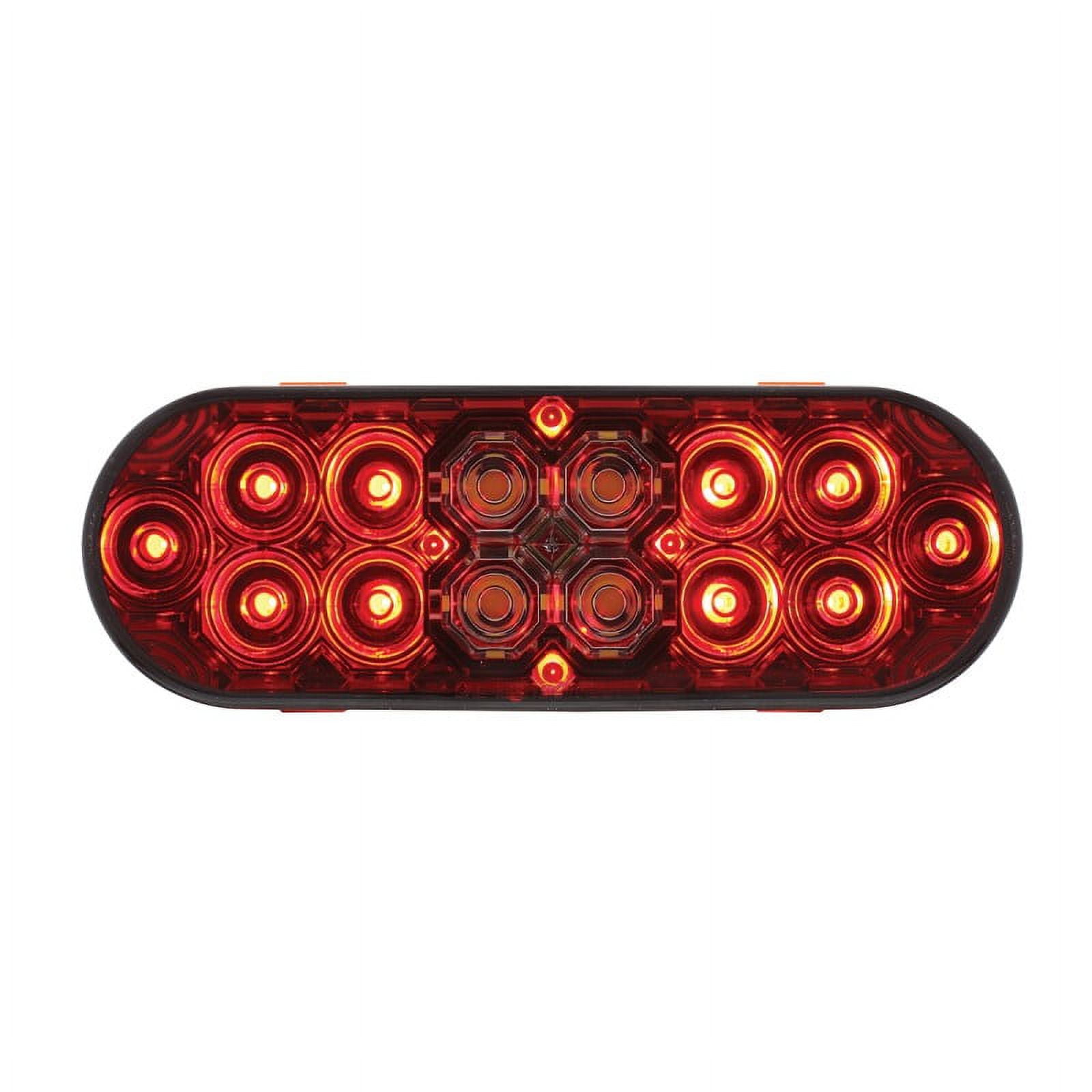 United Pacific 36609 6" Oval Combo Light With 14 LED Stop, Turn & Tail ...