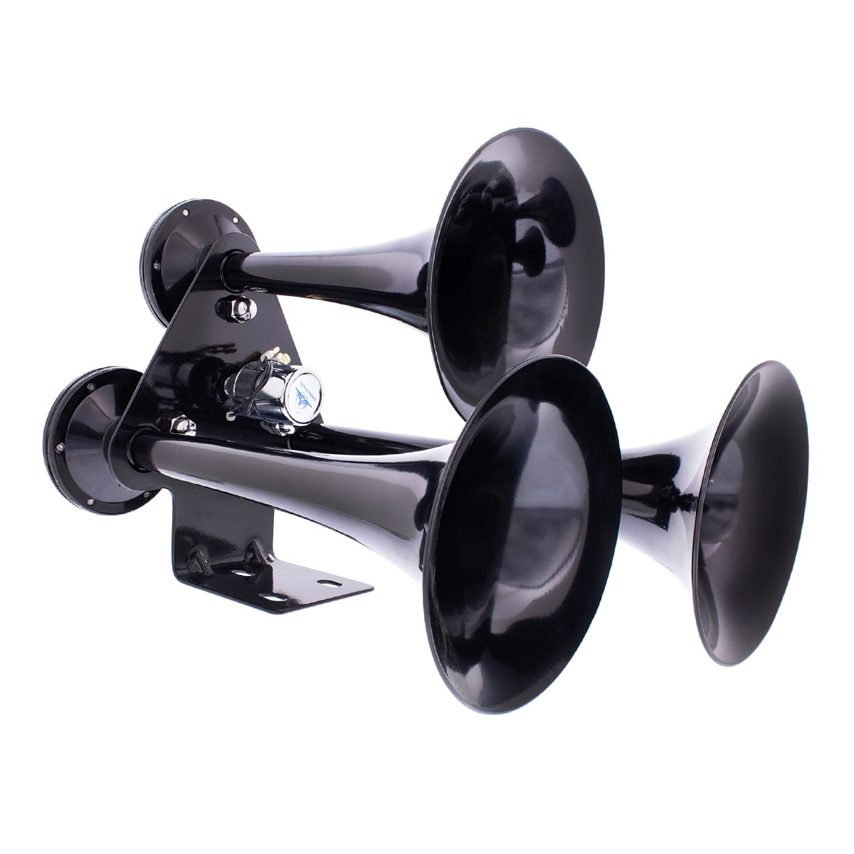 United Pacific 46127 Black 3 Trumpet Train Horn, 12V Heavy-Duty ...