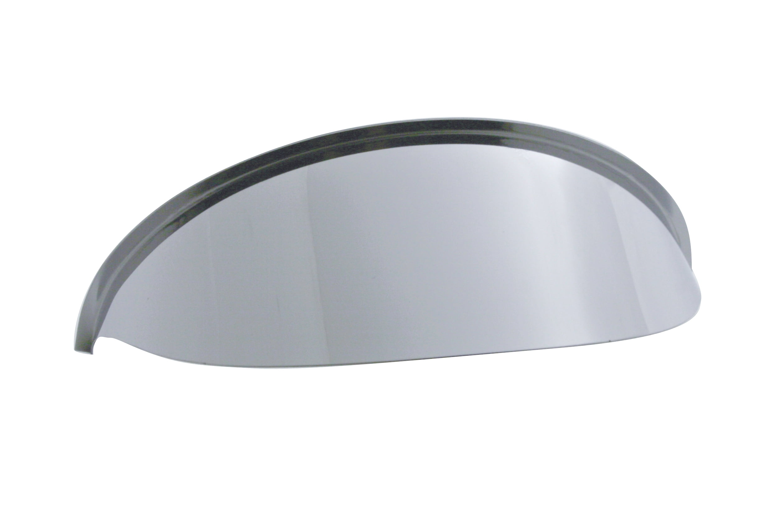 United Pacific 5-3/4 inch Round Stainless Steel Headlight Visor, Model ...