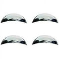 United Pacific 5.75-Inches Chrome Half-Moon Headlight Shield, Model ...