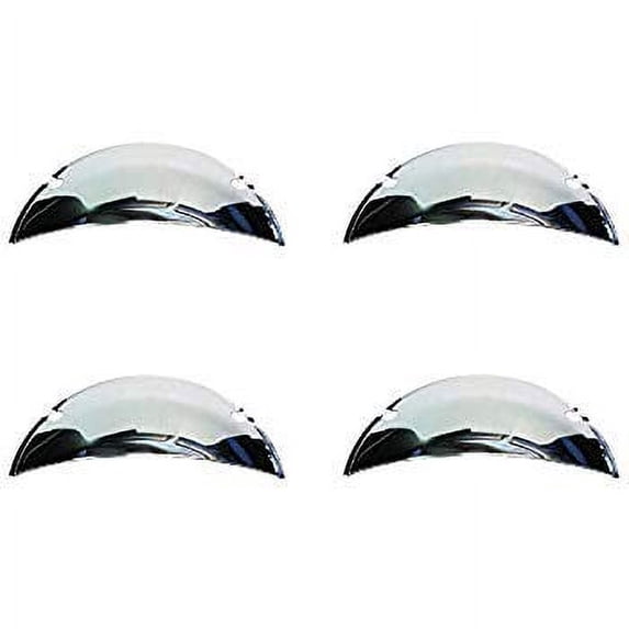 United Pacific 5.75-Inches Chrome Half-Moon Headlight Shield, Model ...