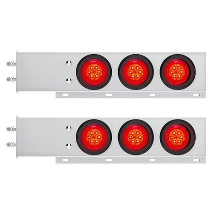 United Pacific 61017 Light Bar Stainless Steel, Spring Loaded, 2 1/2 ...