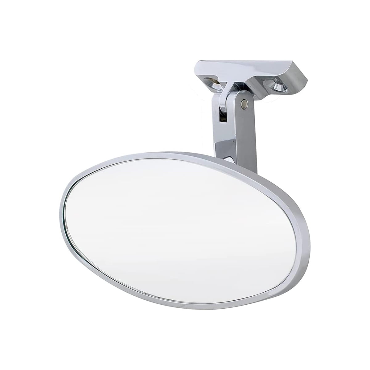 United Pacific 70804 Chrome Plated Oval Shaped Aluminum Interior Rear ...