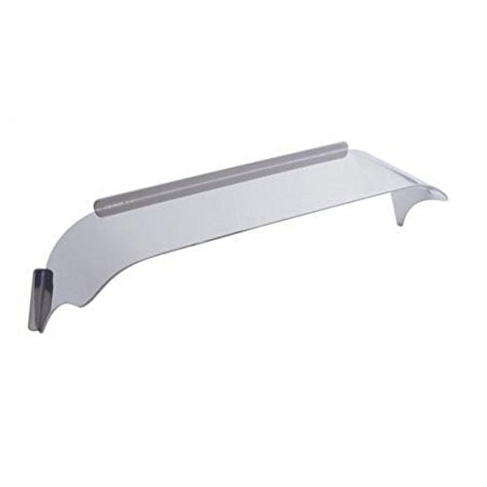 United Pacific 8" X 6" Stainless Steel Rectangular Headlight Visor ...