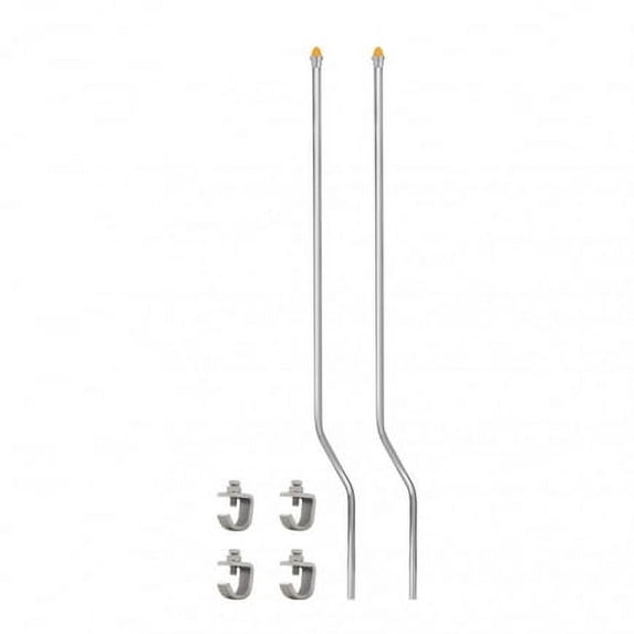 United Pacific 86068 Bumper Guide Kit Stainless, With Watermelon Lens ...
