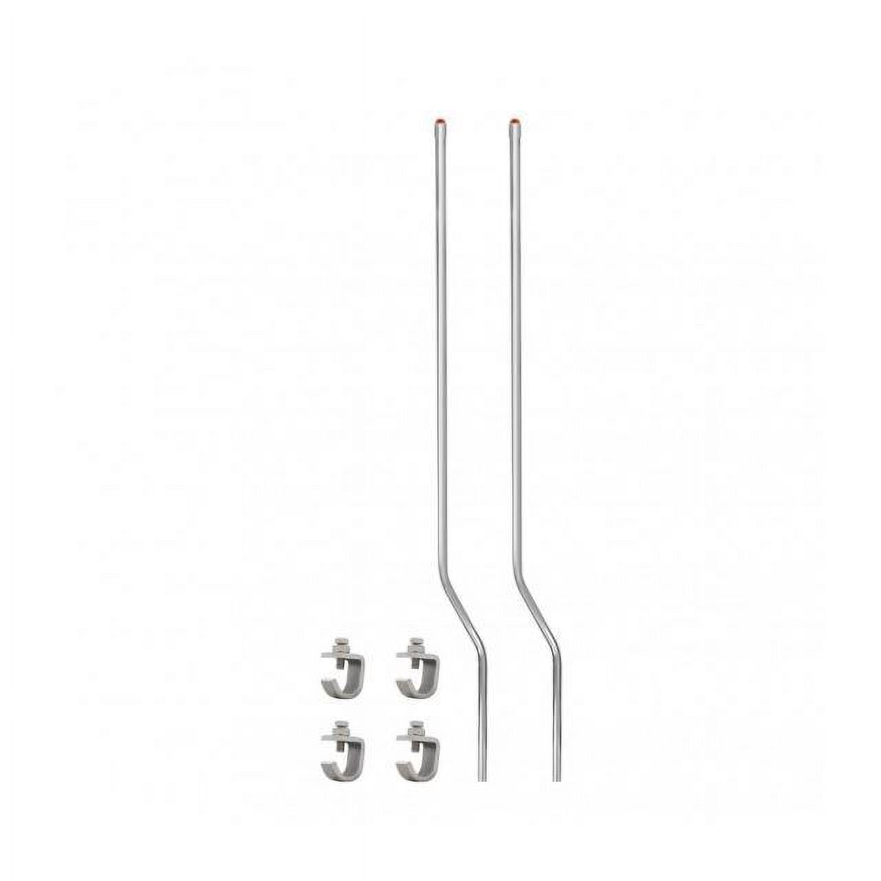 United Pacific 86070 Bumper Guide Kit Stainless, With Dome Lens Top ...