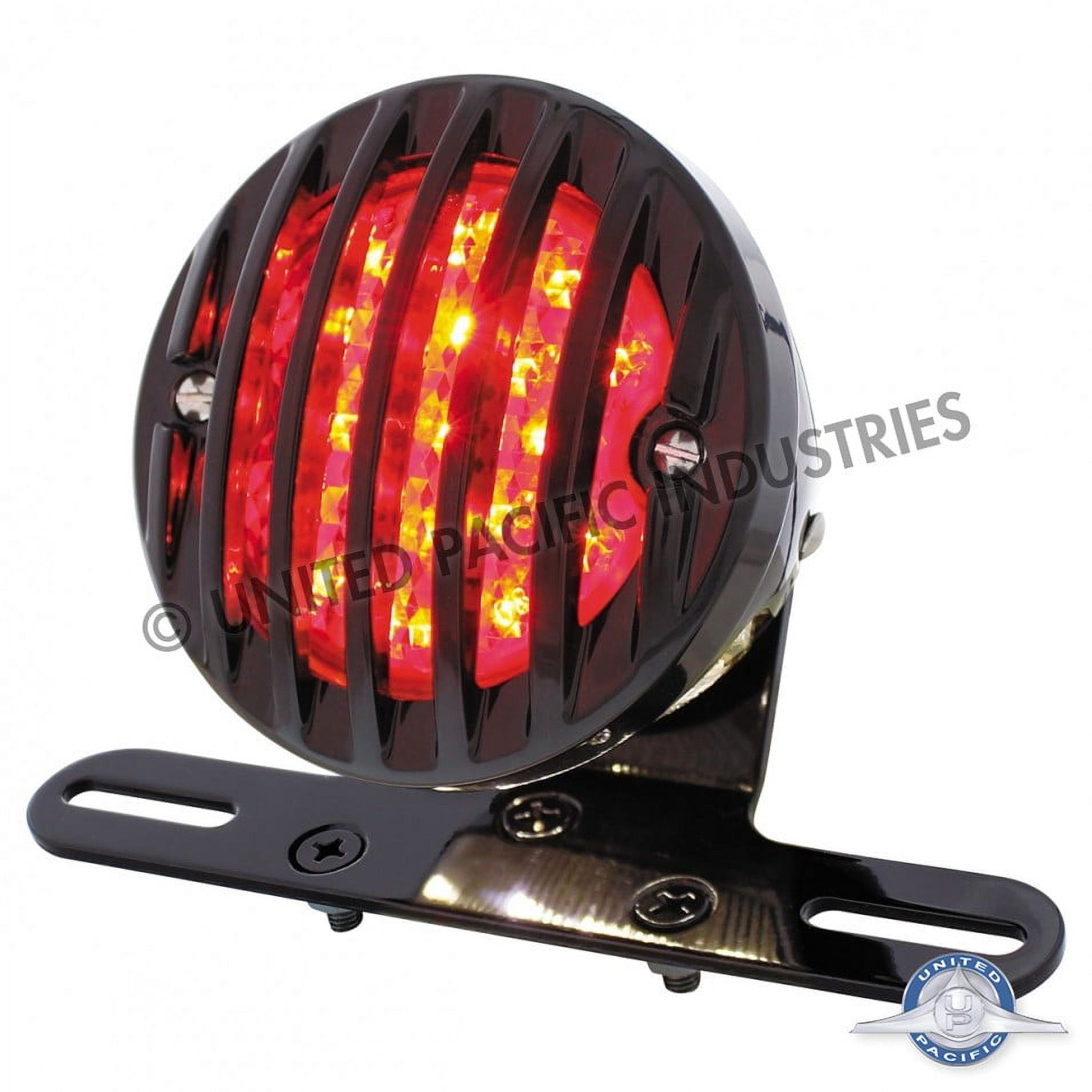 United Pacific 86859 Motorcycle LED Rear Fender Tail Light With Gloss ...