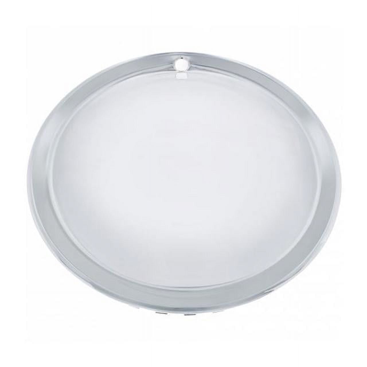 United Pacific BHC01-15 Triple Chrome 15” Steel Baby Moon Hub Caps ...