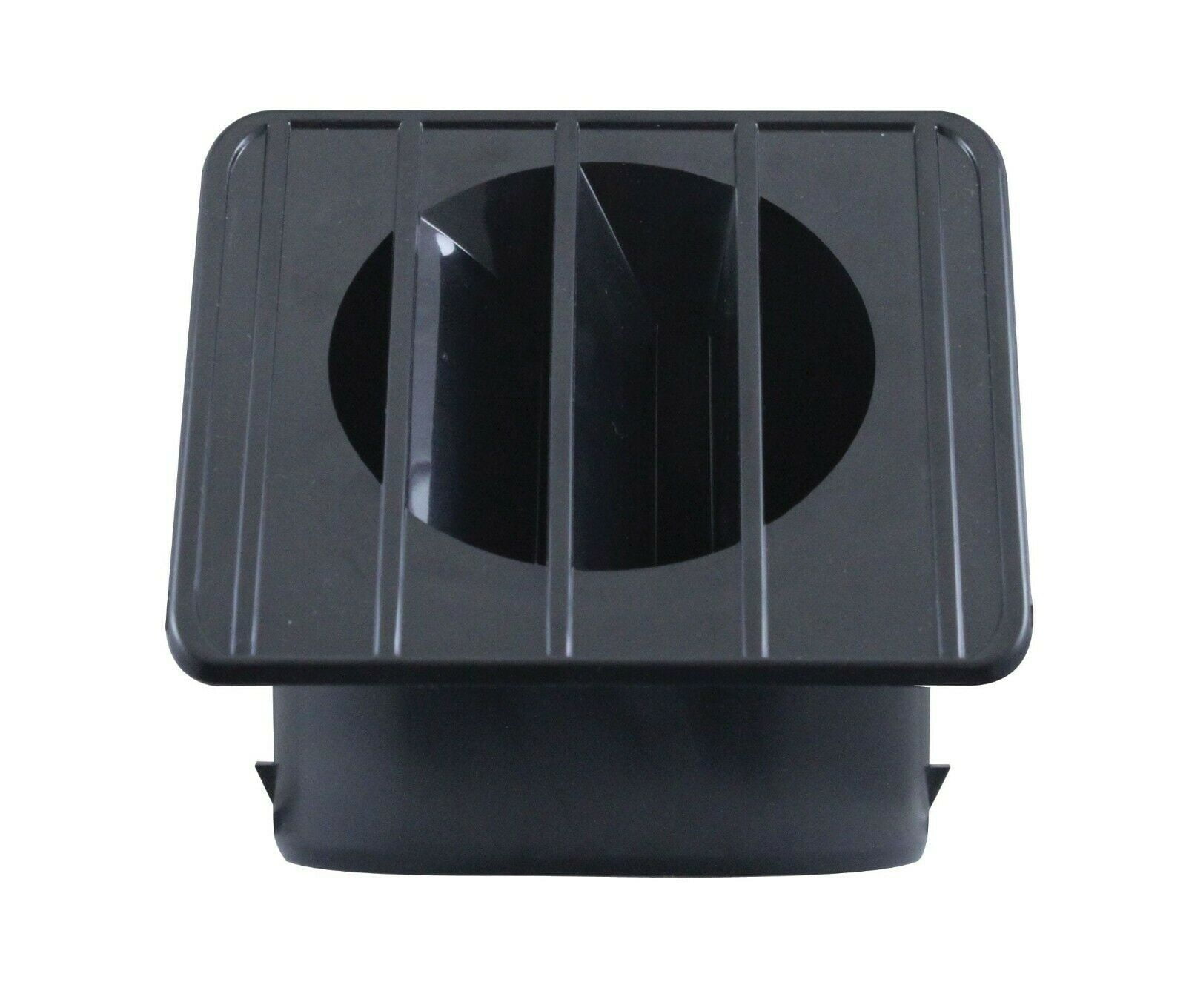 United Pacific Black Right Hand Defrost Duct 1967-1972 Chevy and GMC ...