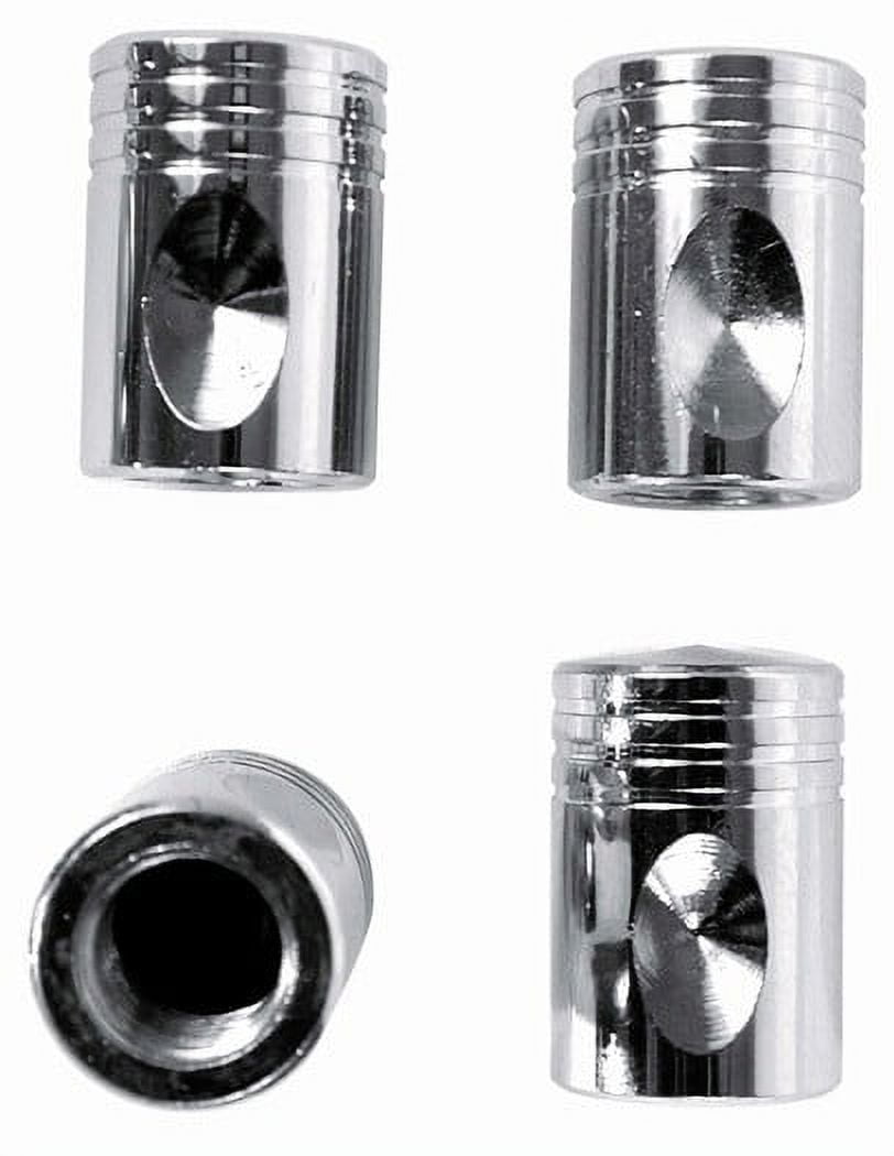 United Pacific Chrome Piston Valve Caps - Walmart.com