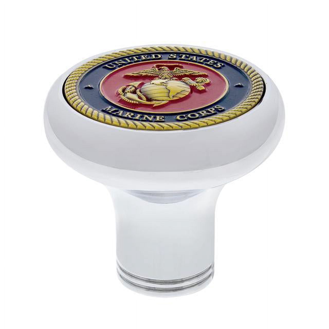 United Pacific Deluxe Military Medallion Air Valve Knobs - Marine 22963 ...