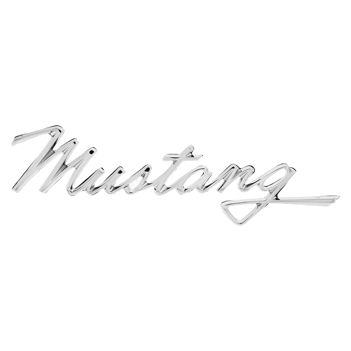 United Pacific Automotive Car Chrome Die-Cast Mustang Script Emblem ...