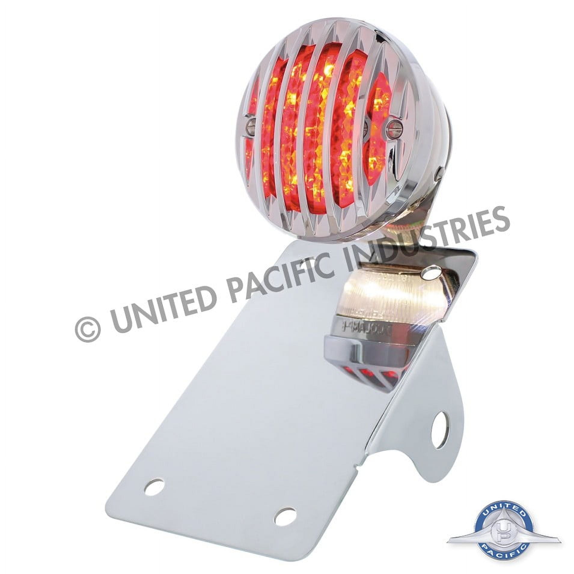 United Pacific Motorcycle LED "Bobber" Style Vertical Tail Light With ...